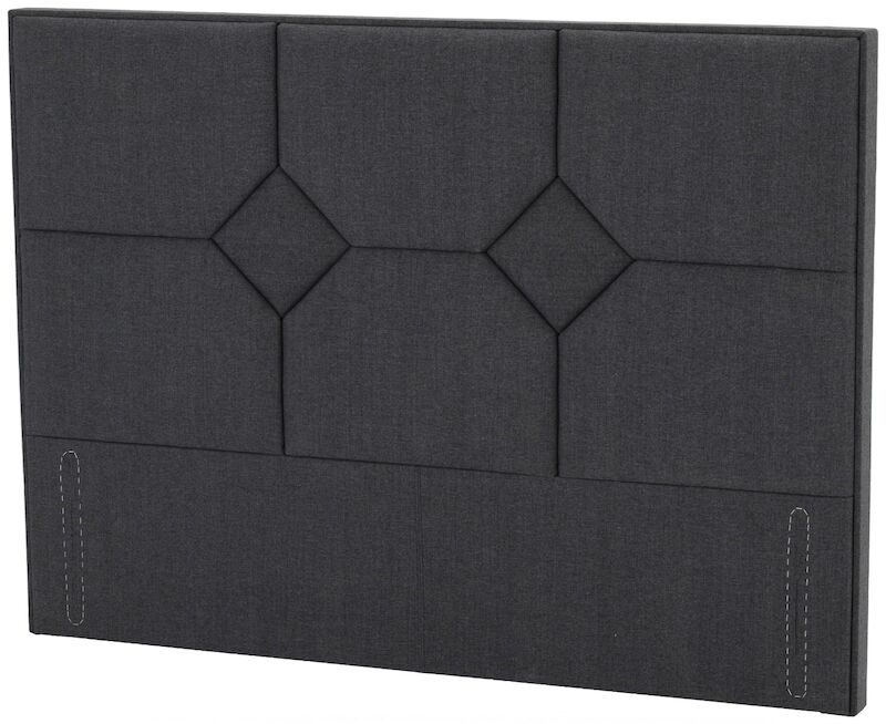 Unia Mosaic sängynpääty 189x122 tummanharmaa fame 140 - veke.fi