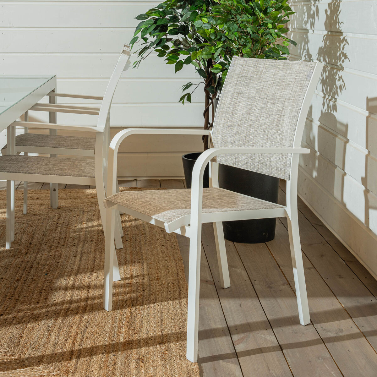 Hillerstorp Hånger tuoli valkoinen/harmaa - veke.fi