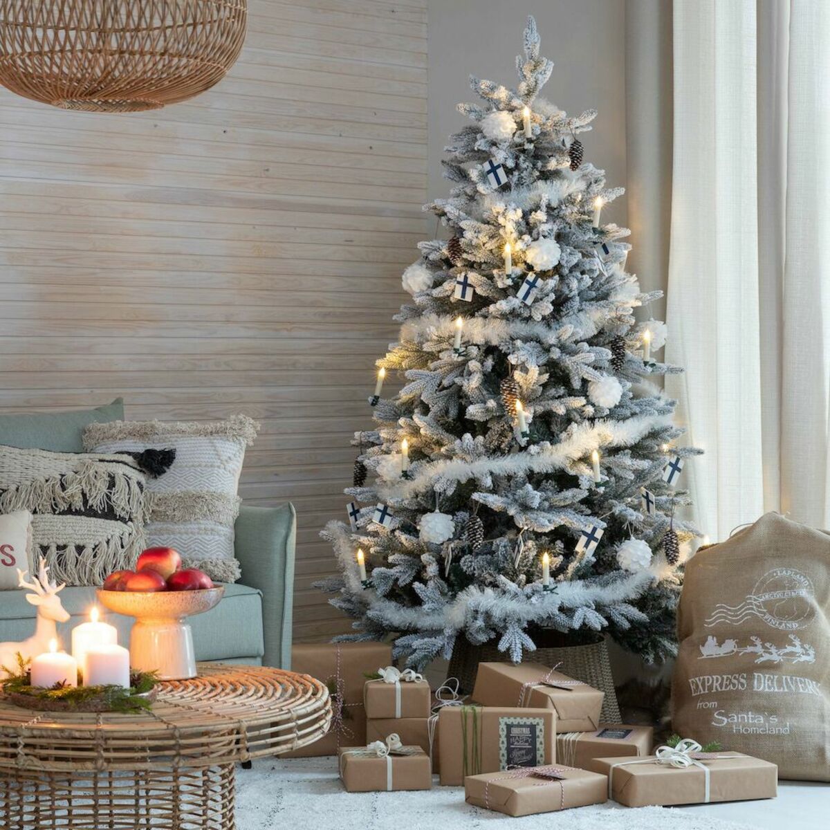 Premium luminen joulukuusi 210 cm - veke.fi