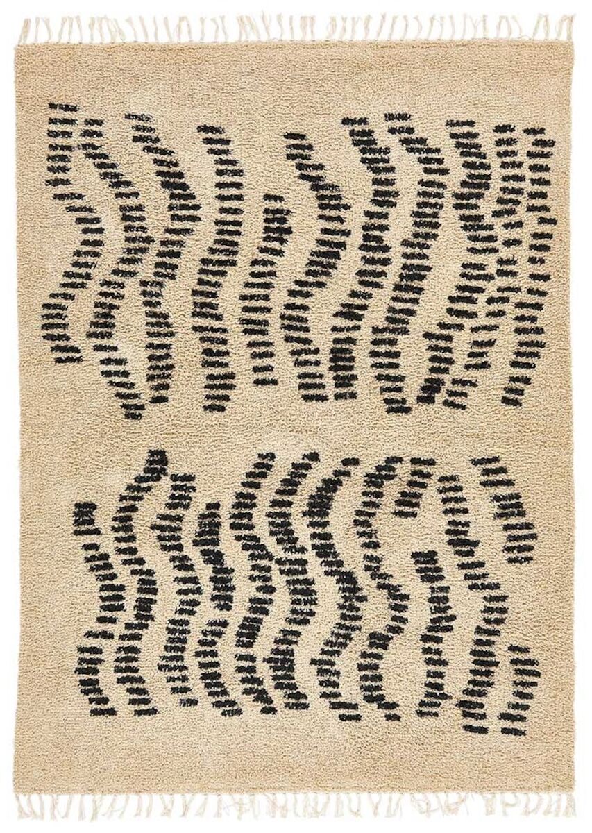 Finarte Dyyni puuvillamatto 200x300 cm beige - veke.fi