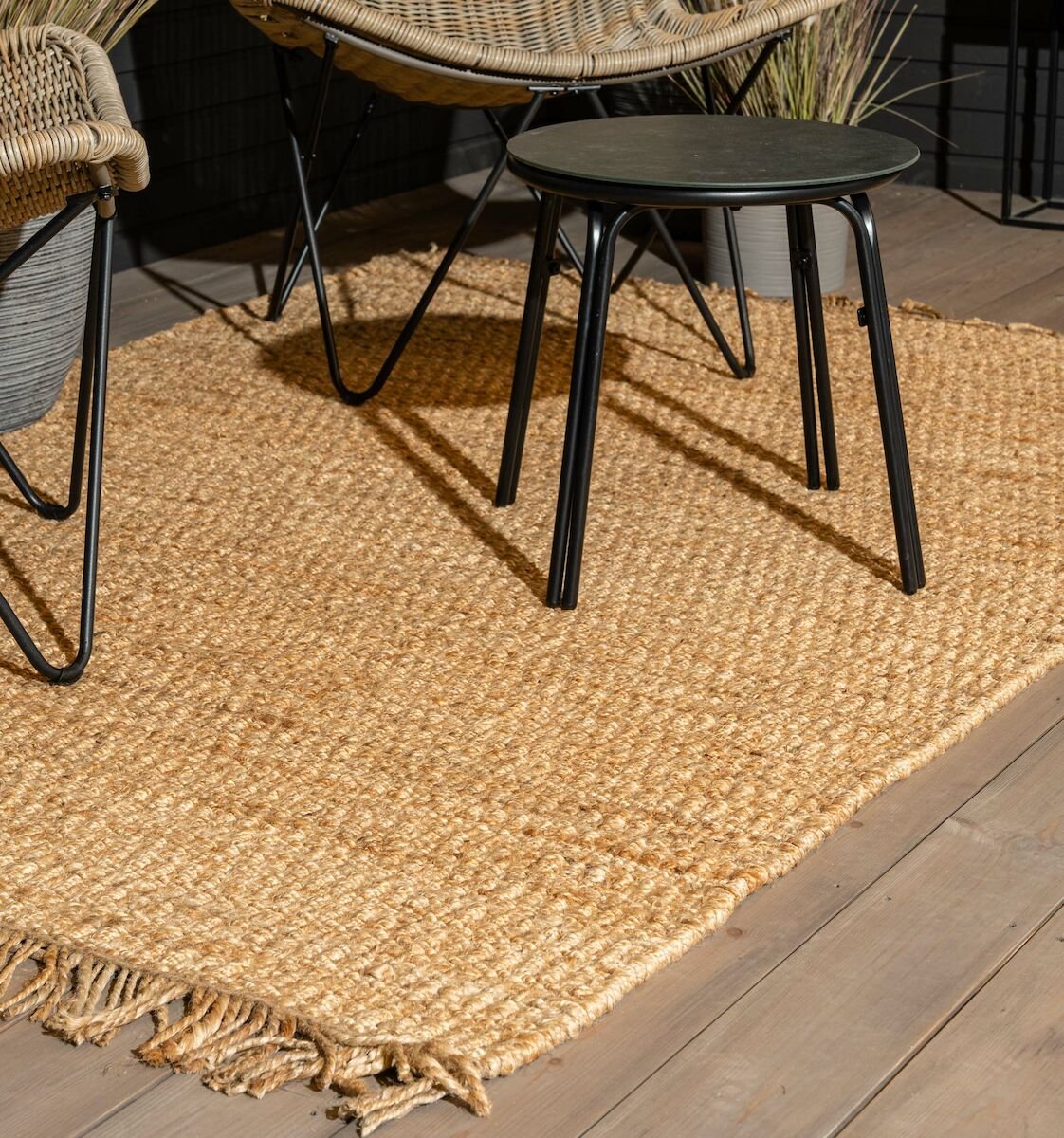 Fanni K Notko hamppumatto luonnonväri 140x200cm - veke.fi