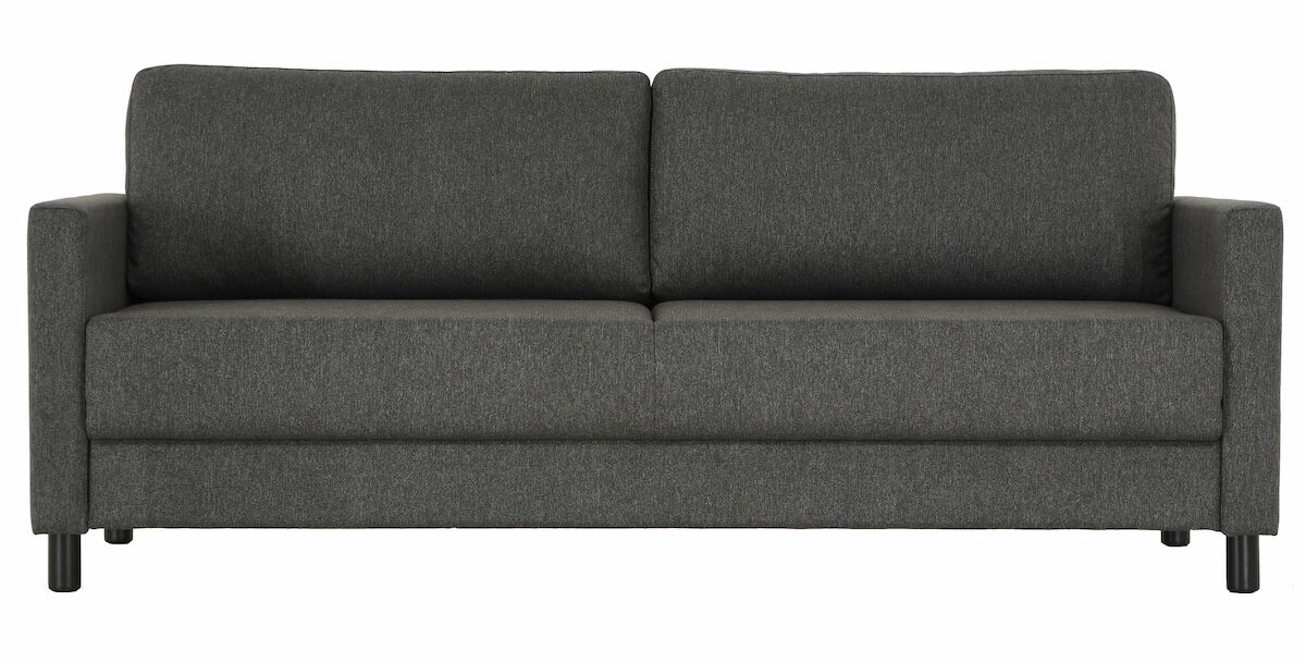 Luosto 3-istuttava vuodesohva tummanharmaa Grass 93 - veke.fi