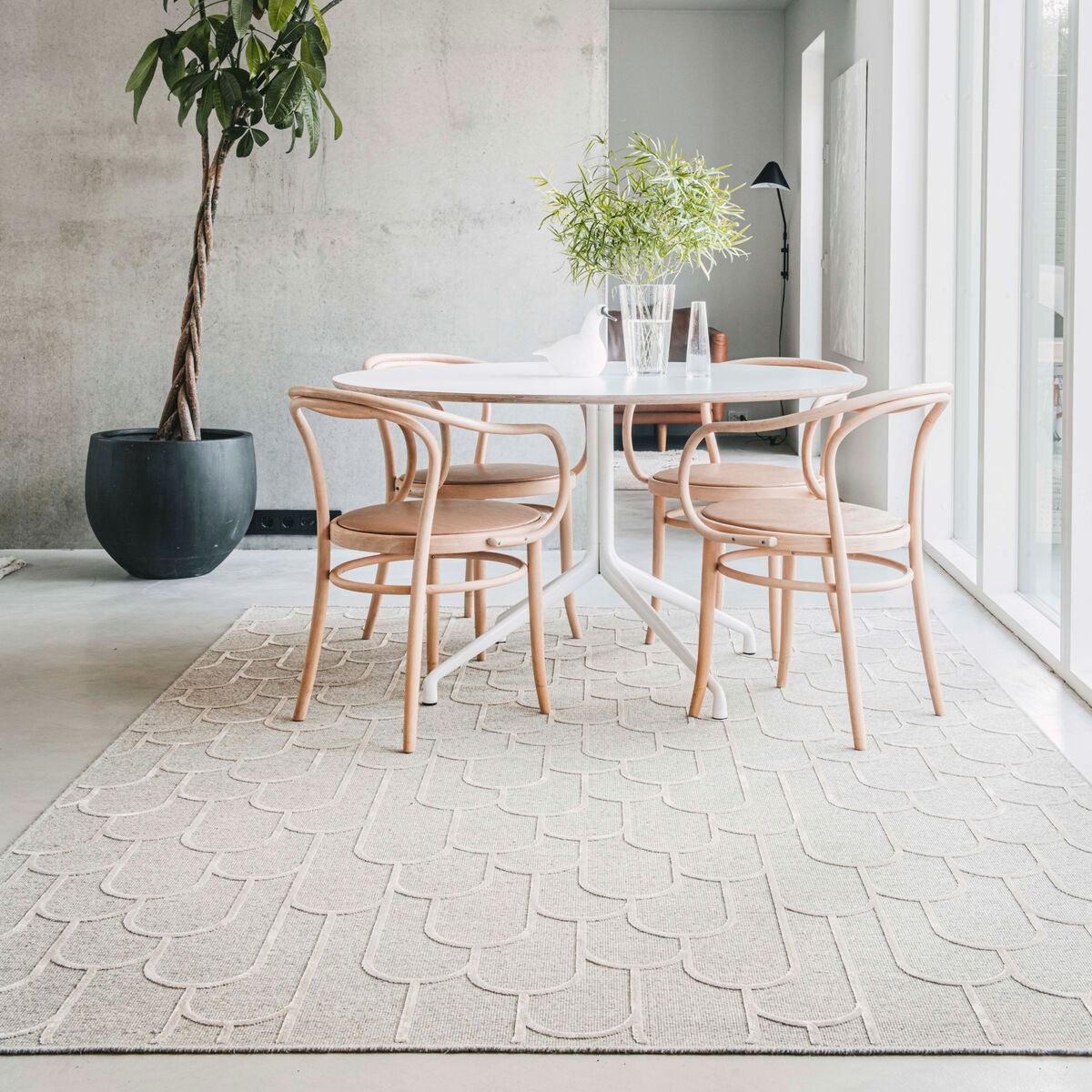 VM Carpet Paanu matto 80x250 cm 1 beige - veke.fi