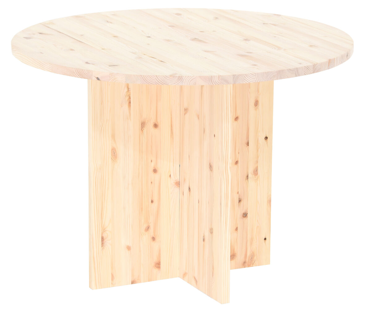 Havu pyöreä ruokapöytä Ø100 cm puuvalmis - veke.fi