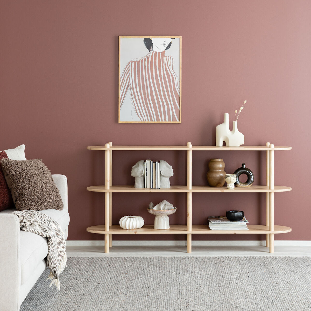 Askel avohylly 165x35x86 cm hiekka - veke.fi