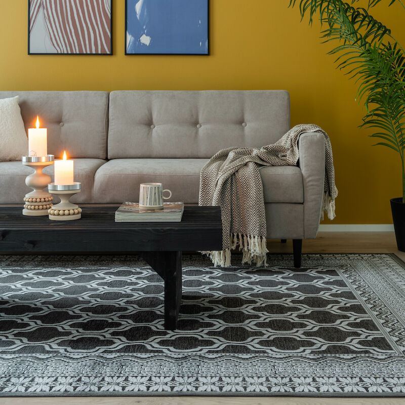 Gaala viskoosimatto 160x230 cm harmaa - veke.fi