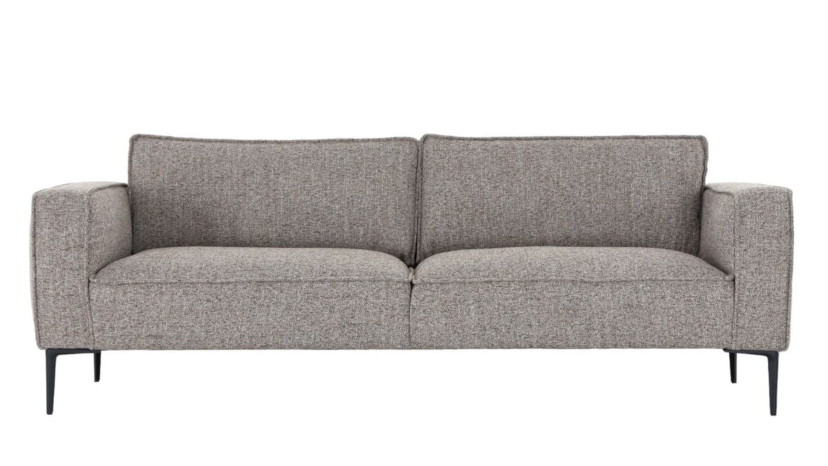 Unikko 3-istuttava sohva mocca Java 13, mustat jalat - veke.fi