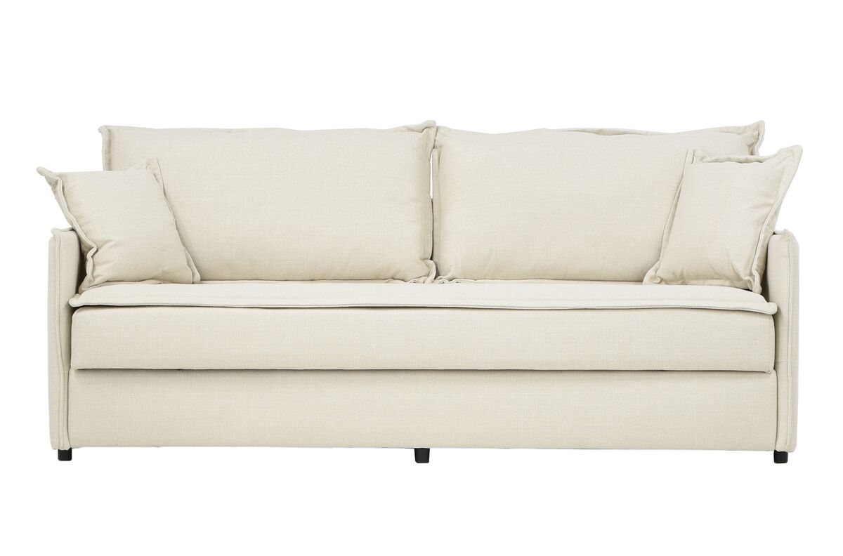 Vallby 3-istuttava vuodesohva luonnonvalkoinen - veke.fi