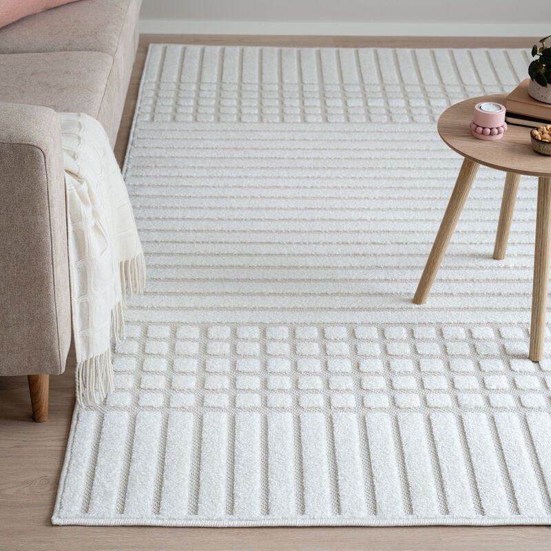 Ava matto 160x230 cm valkoinen - veke.fi