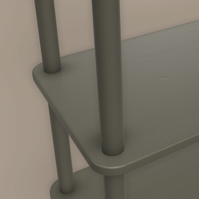 Askel hyllylevy suoralla päädyllä 138x35 cm sammal - veke.fi