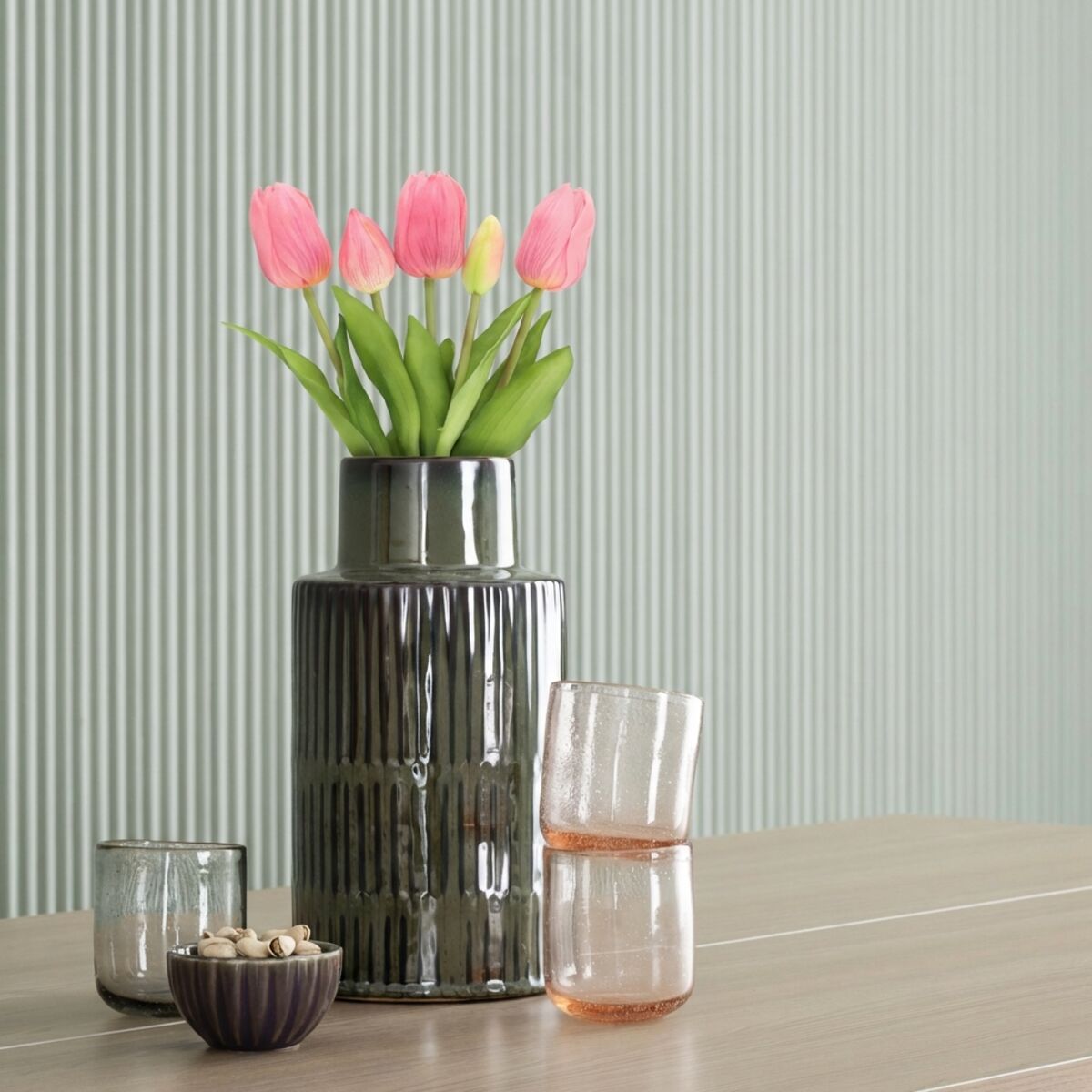 4Living Tulppaanikimppu 40 cm pinkki - veke.fi